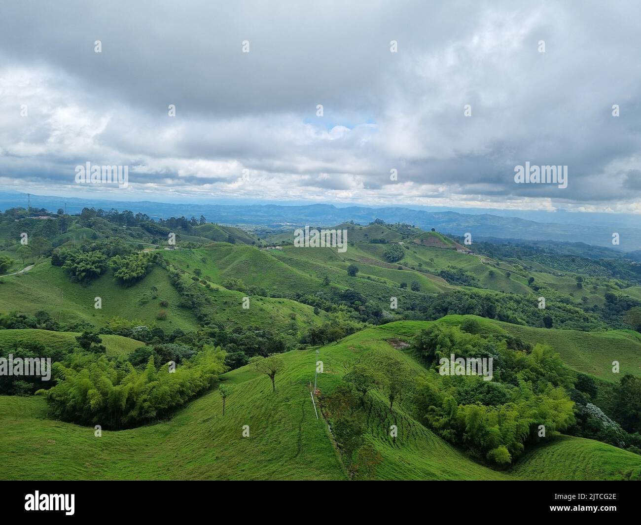Amazing landscapes of Filandia Colombia Views of Colombia Stock Photo ...