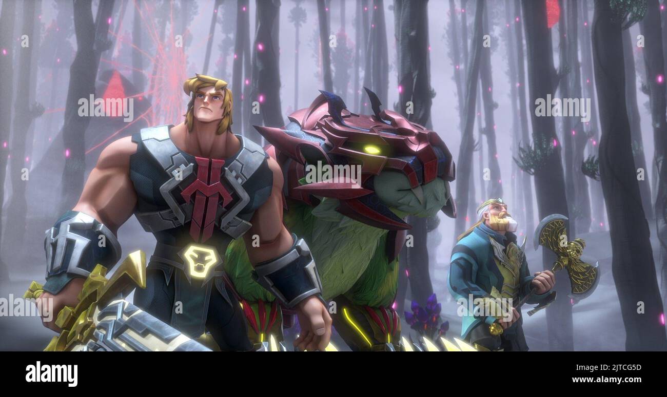 HE-MAN AND THE MASTERS OF THE UNIVERSE, from left: He-Man (voice: Yuri ...