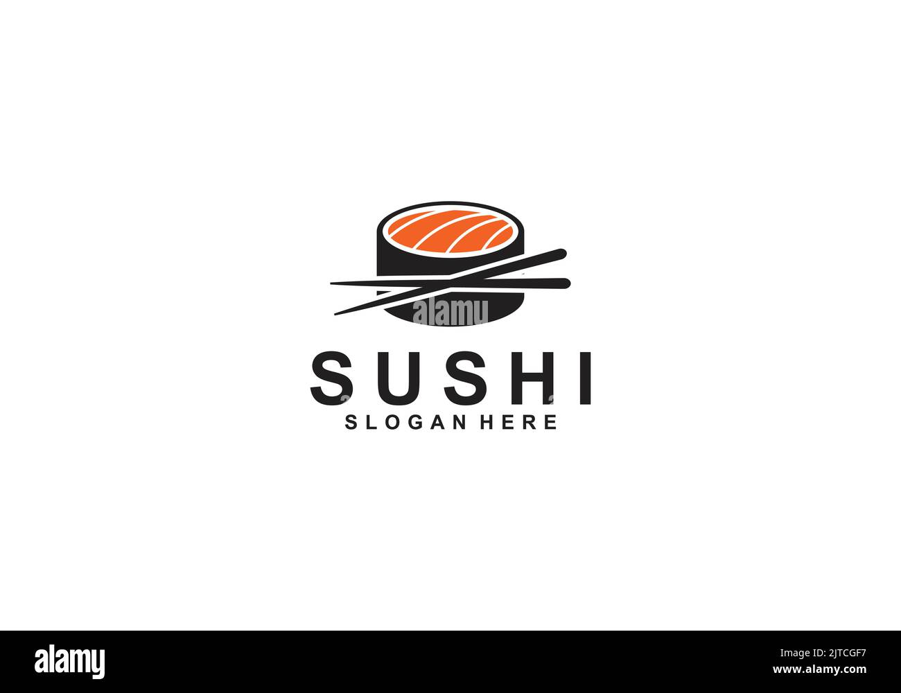 A vector of the sushi logo on white background Stock Vector Image & Art ...
