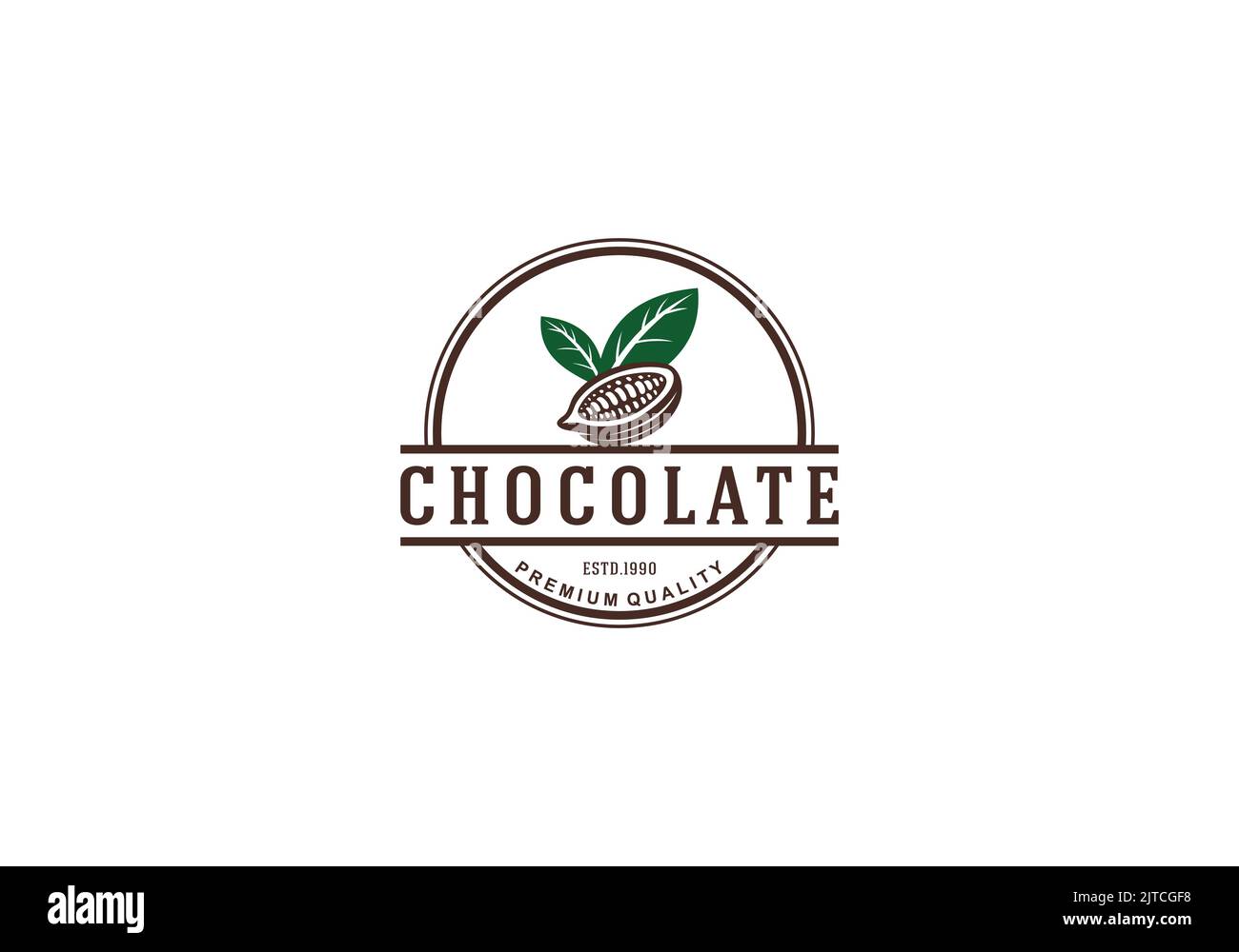 A vector of the Chocolate logo on white background Stock Vector Image ...
