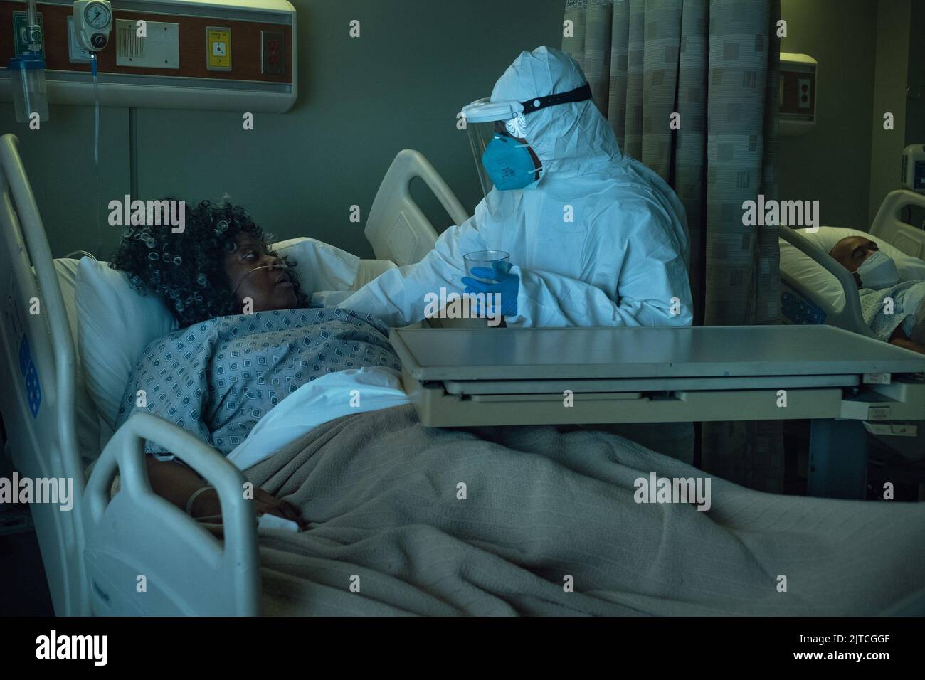 P-VALLEY, from left: Loretta Devine, Nyahale Allie, Snow', (Season 2 ...