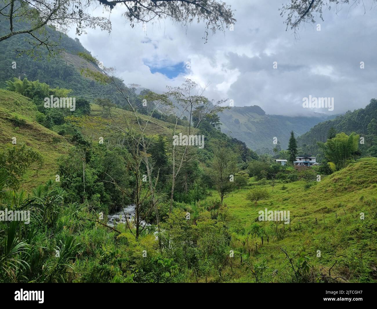 Amazing landscapes of Jardin Colombia Views of Colombia Stock Photo - Alamy