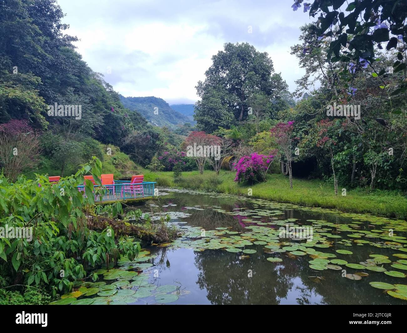 Amazing landscapes of Jardin Colombia Views of Colombia Stock Photo - Alamy