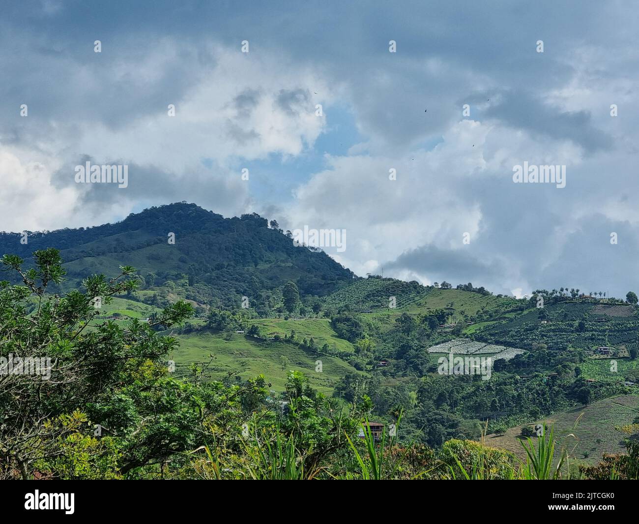 Amazing landscapes of Jardin Colombia Views of Colombia Stock Photo - Alamy