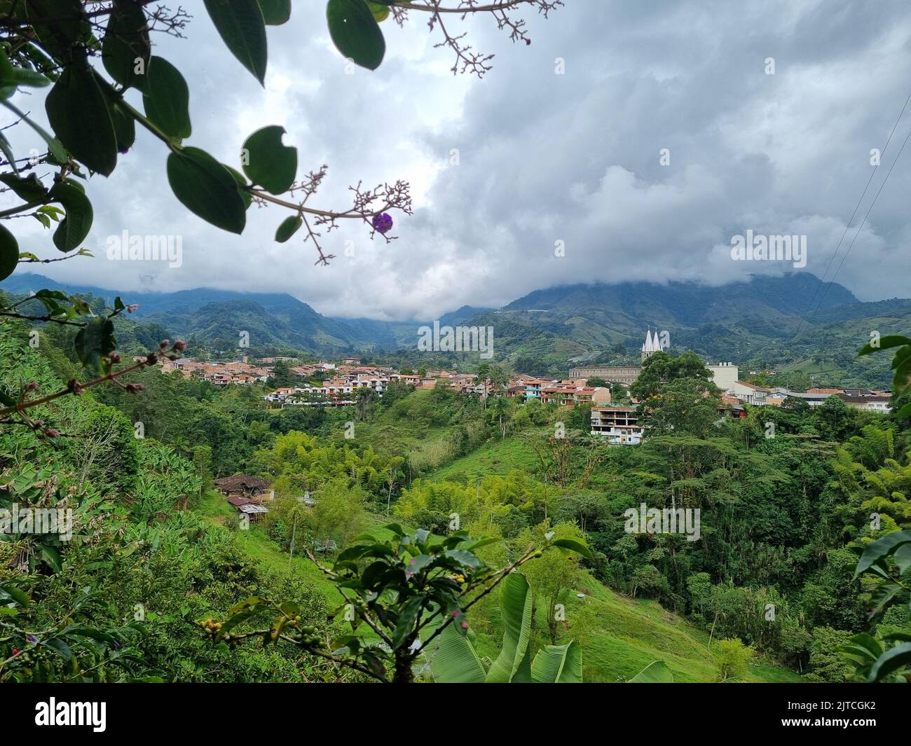 Amazing landscapes of Jardin Colombia Views of Colombia Stock Photo - Alamy