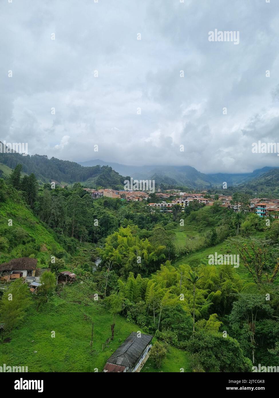 Amazing landscapes of Jardin Colombia Views of Colombia Stock Photo - Alamy