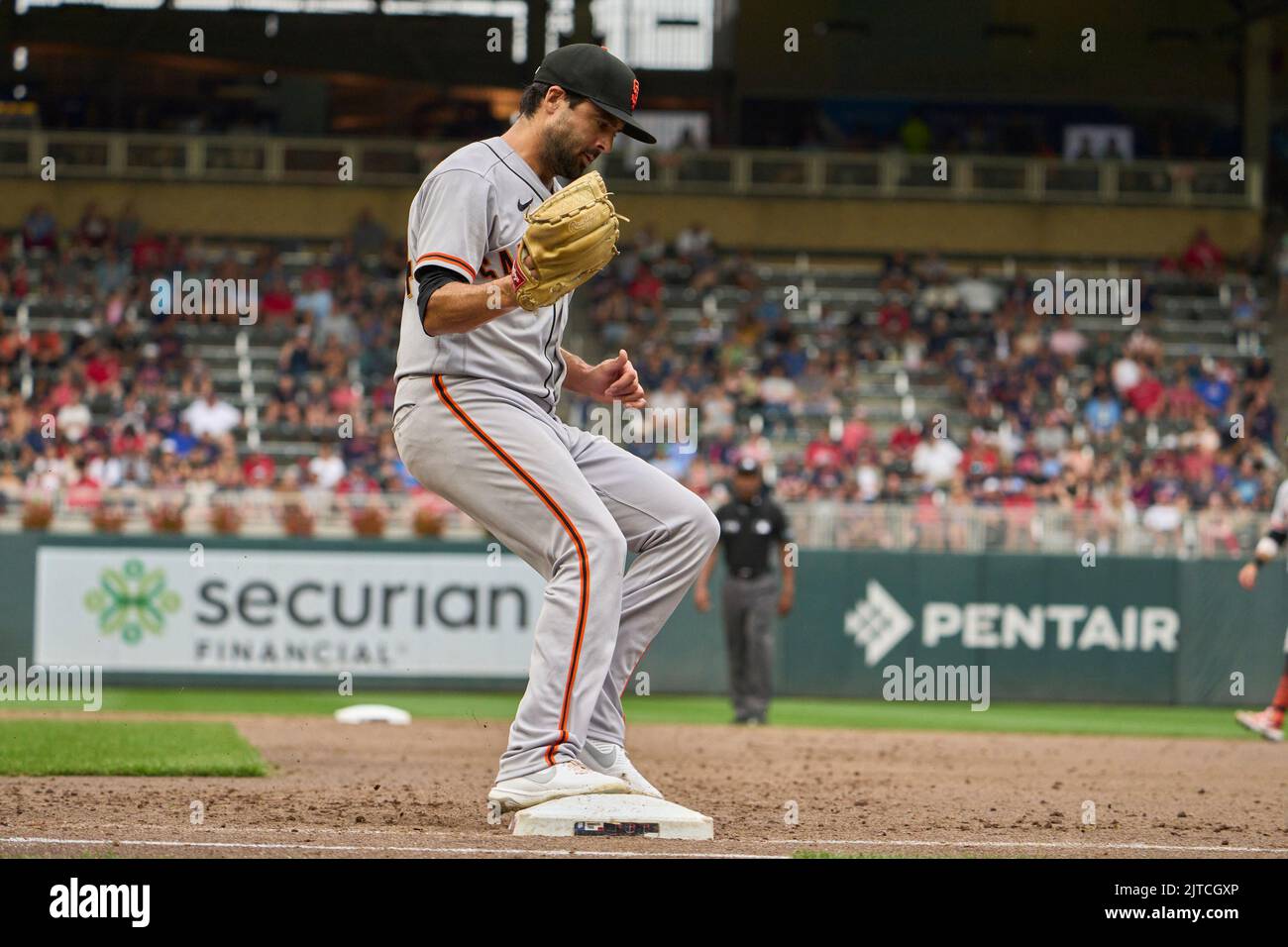 Minneapolis, US, August 28 2022: San Francisco pitcher Scott Alexander ...