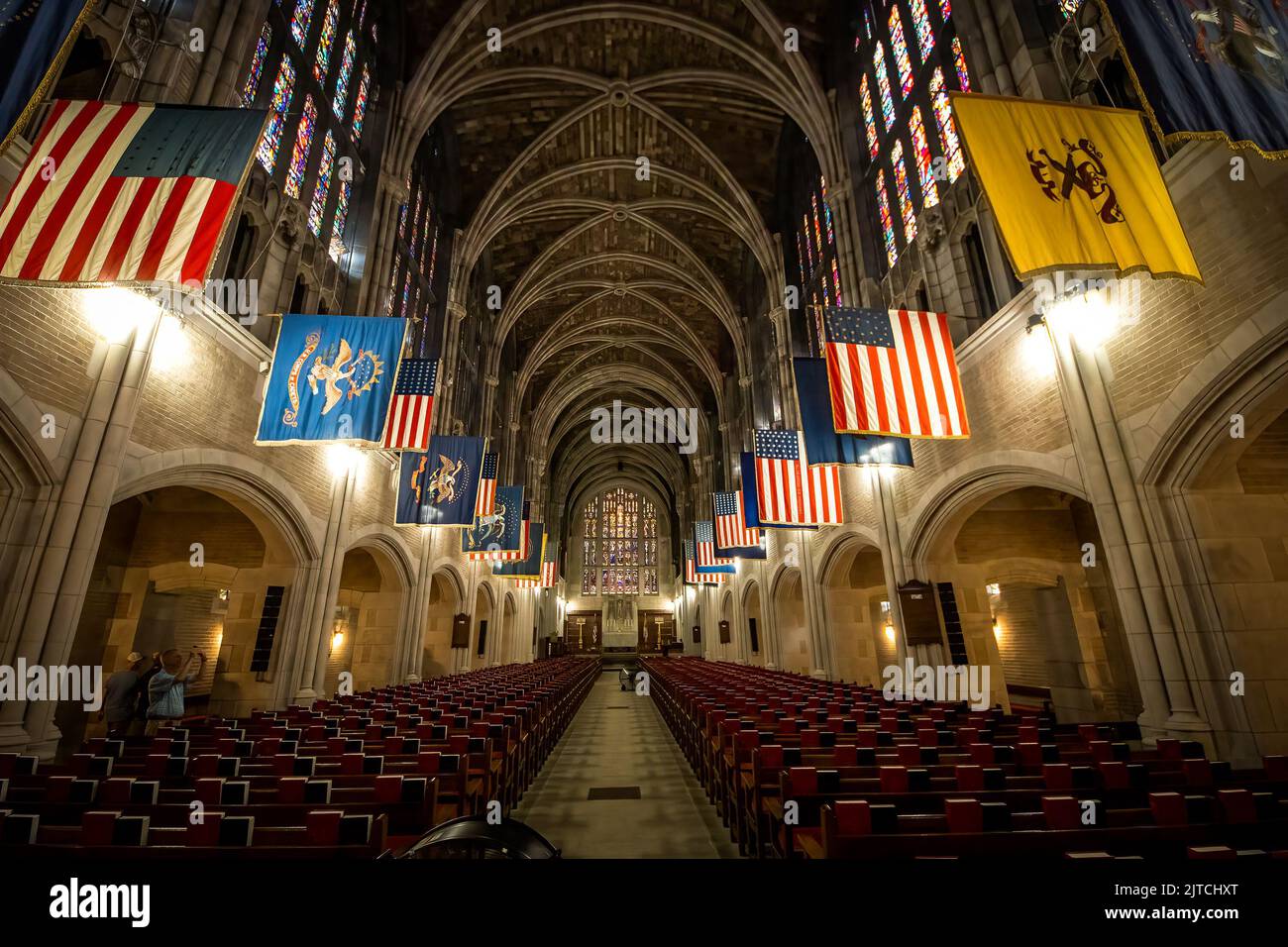 West Point, NY - USA - Aug 26, 2022 An interior view of the historic ...