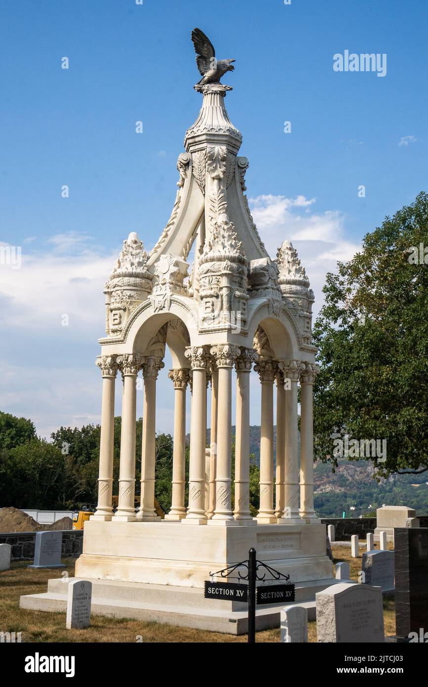 West Point, NY - USA - Aug 26, 2022 Major General Daniel Butterfield's ...