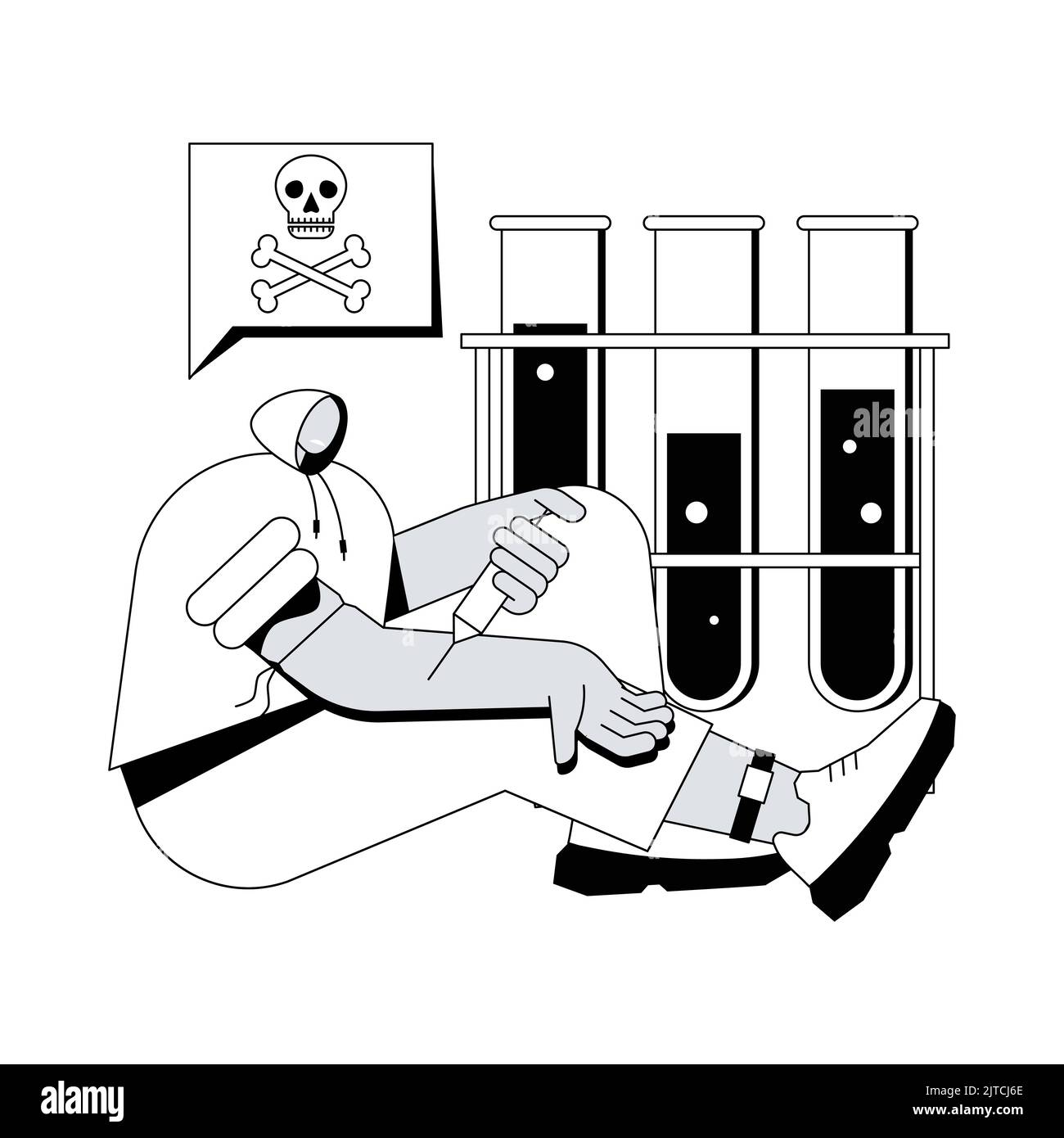 Drug monitoring abstract concept vector illustration. Therapeutic drug ...