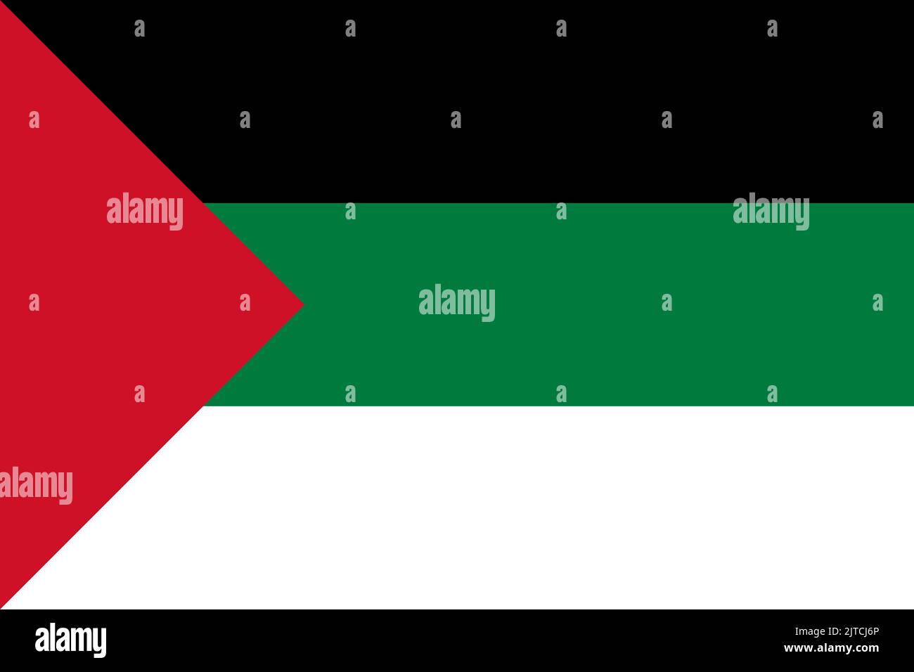 flag of Arab peoples Pan Arab. flag representing ethnic group or culture, regional authorities ...