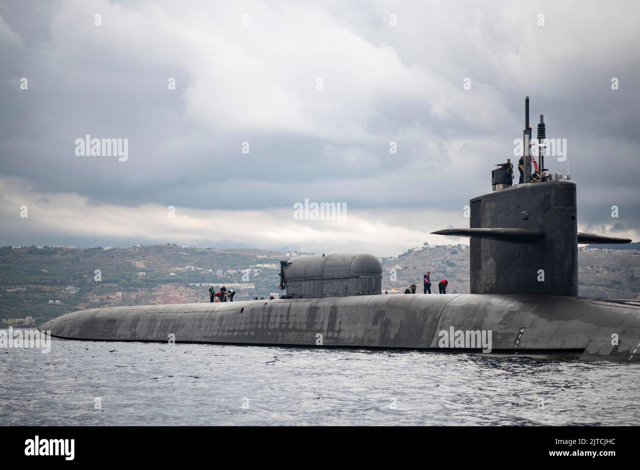 NAVAL SUPPORT ACTIVITY SOUDA BAY, Greece (Aug. 25, 2022) The Ohio-class ...