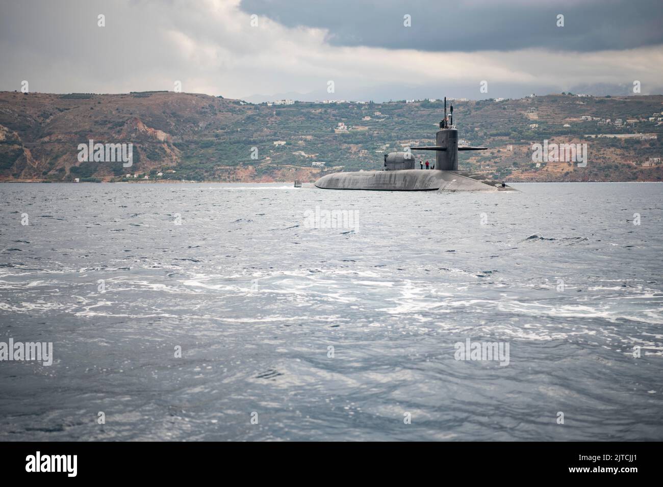 NAVAL SUPPORT ACTIVITY SOUDA BAY, Greece (Aug. 25, 2022) The Ohio-class ...