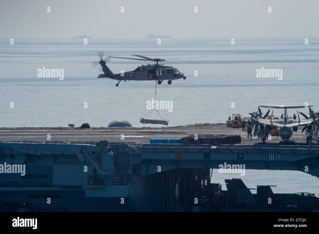 220827-N-CY569-1275 IONIAN SEA (Aug. 27, 2022) An MH-60S Sea Hawk ...