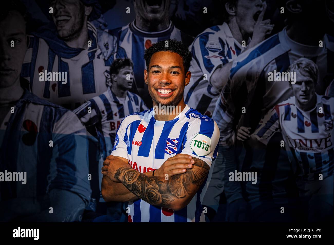 HEERENVEEN, NETHERLANDS - APRIL 26: Milan van Ewijk of SC Heerenveen ...