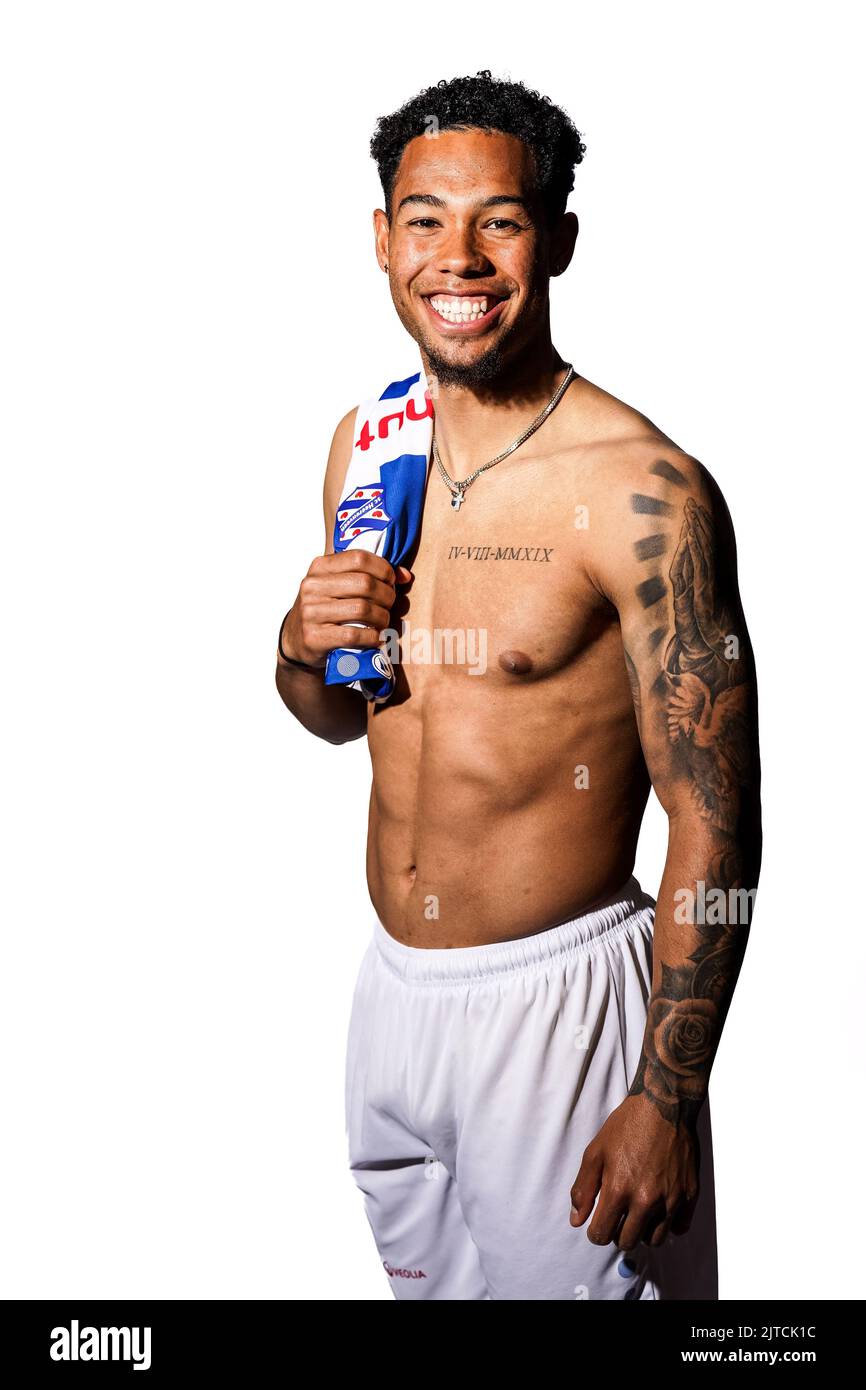 HEERENVEEN, NETHERLANDS - APRIL 26: Milan van Ewijk of SC Heerenveen ...