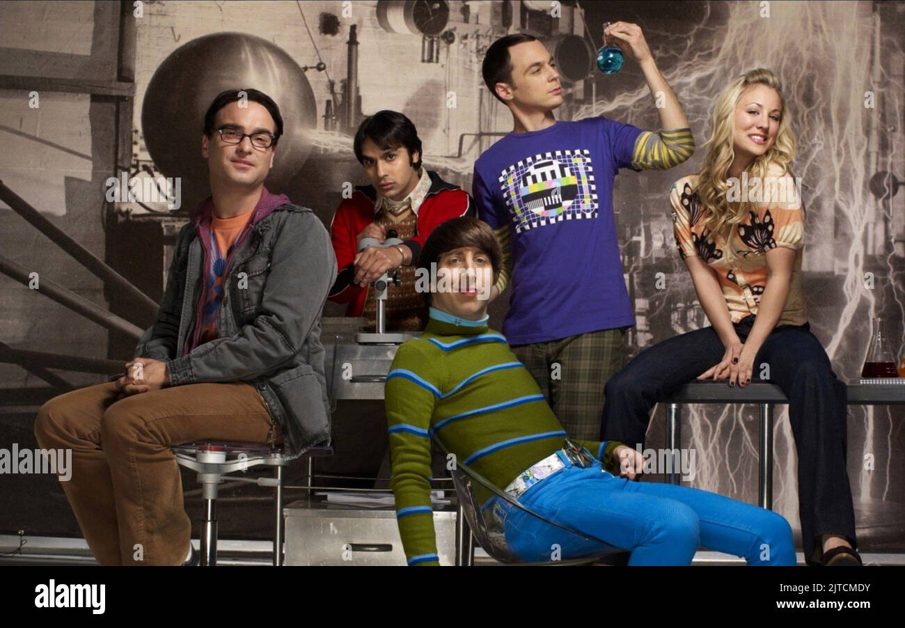 JOHNNY GALECKI, KUNAL NAYYAR, SIMON HELBERG, JIM PARSONS, KALEY CUOCO, THE BIG BANG THEORY, 2007 ...