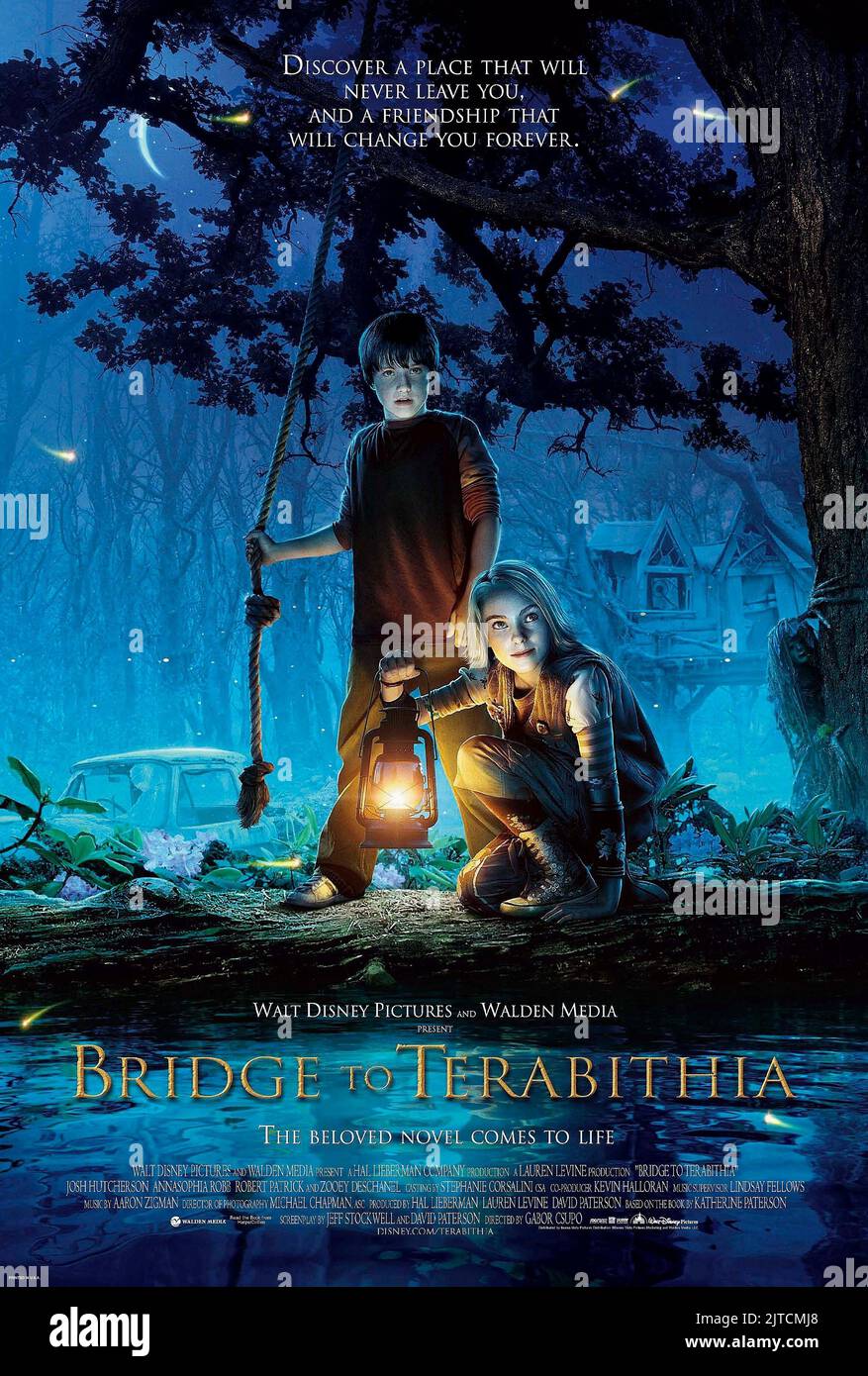 JOSH HUTCHERSON, ANNASOPHIA ROBB POSTER, BRIDGE TO TERABITHIA, 2007 ...