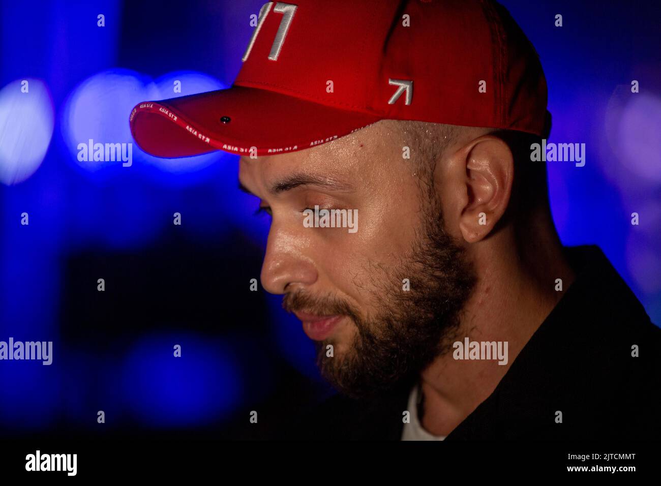 Moscow, Russia. 29th of August, 2022. Rapper ST (Alexander Stepanov ...