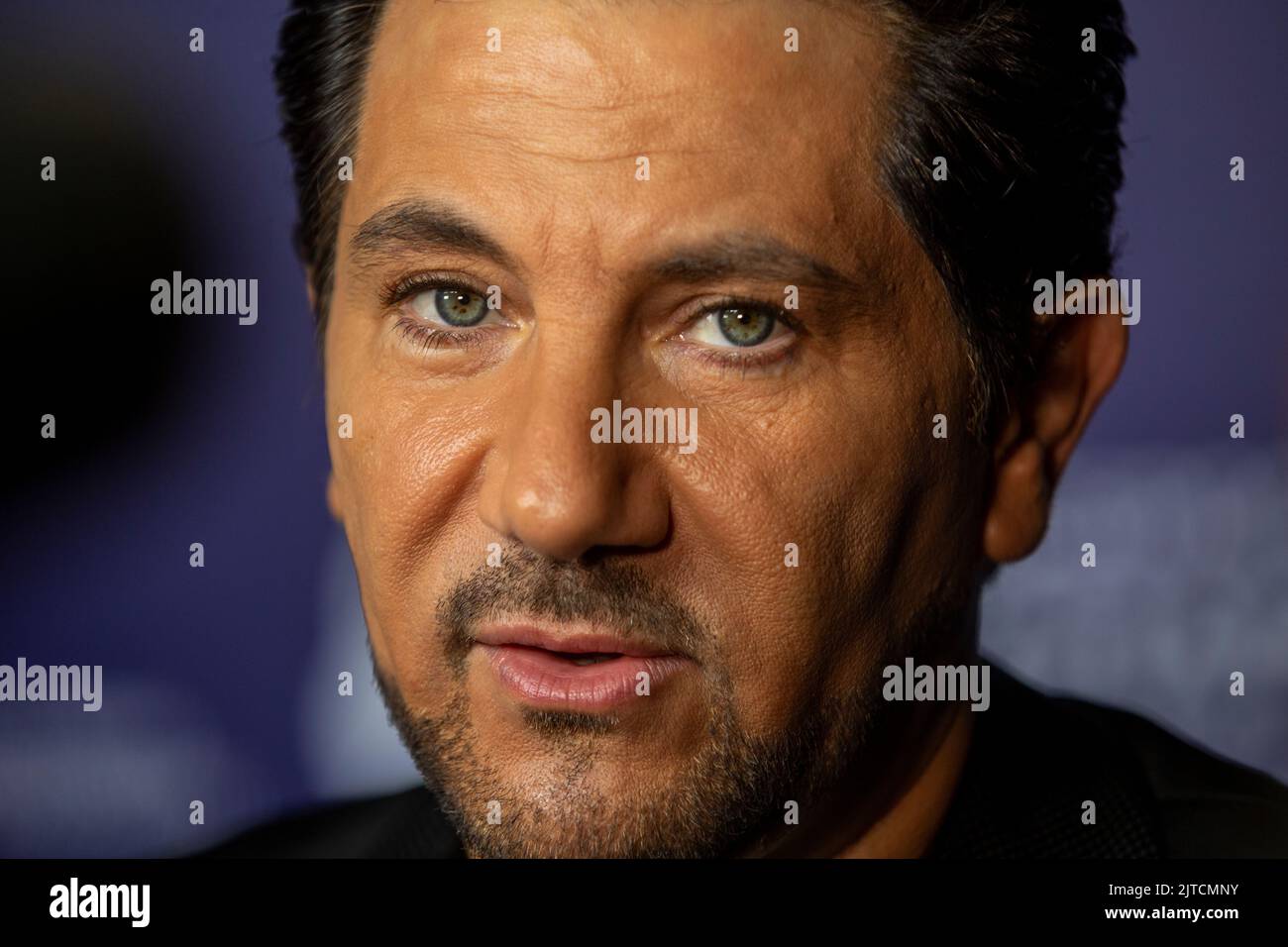 Moscow, Russia. 29th of August, 2022. Singer Avraam Russo gives ...