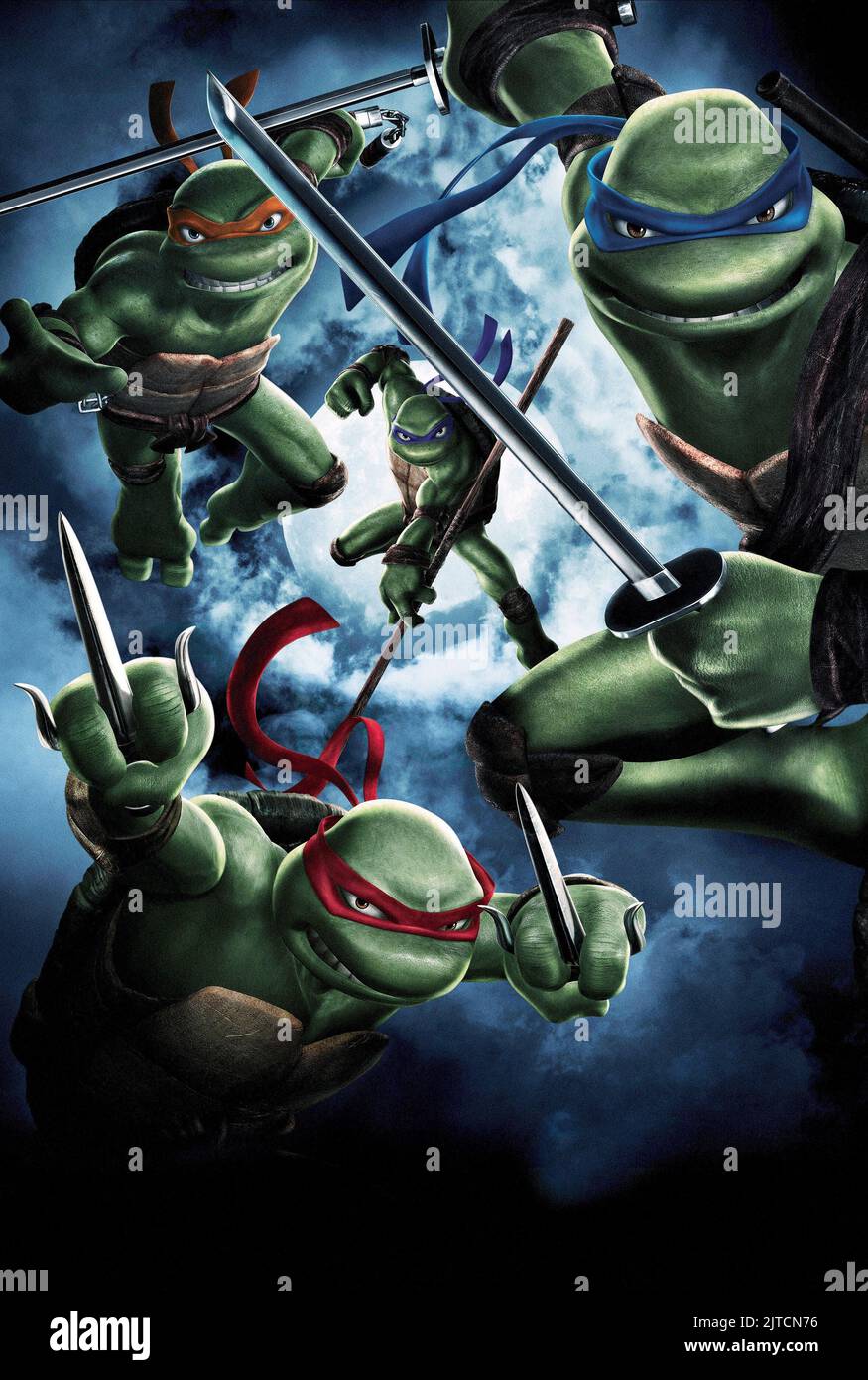 MICHAELANGELO, DONATELLO, LEONARDO, RAPHAEL, TMNT, 2007 Stock Photo - Alamy