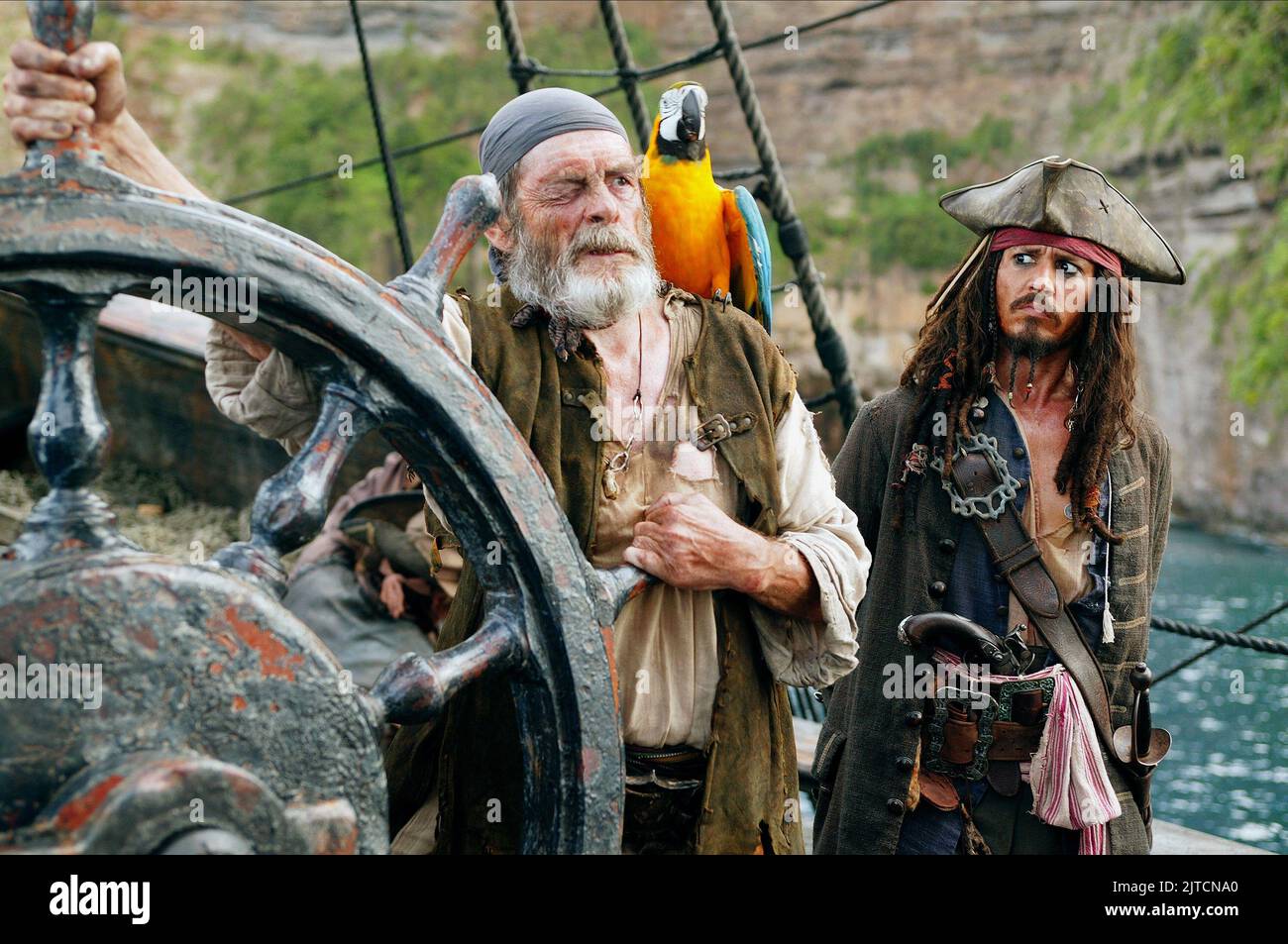 DAVID BAILIE, JOHNNY DEPP, PIRATES OF THE CARIBBEAN: AT WORLD'S END ...