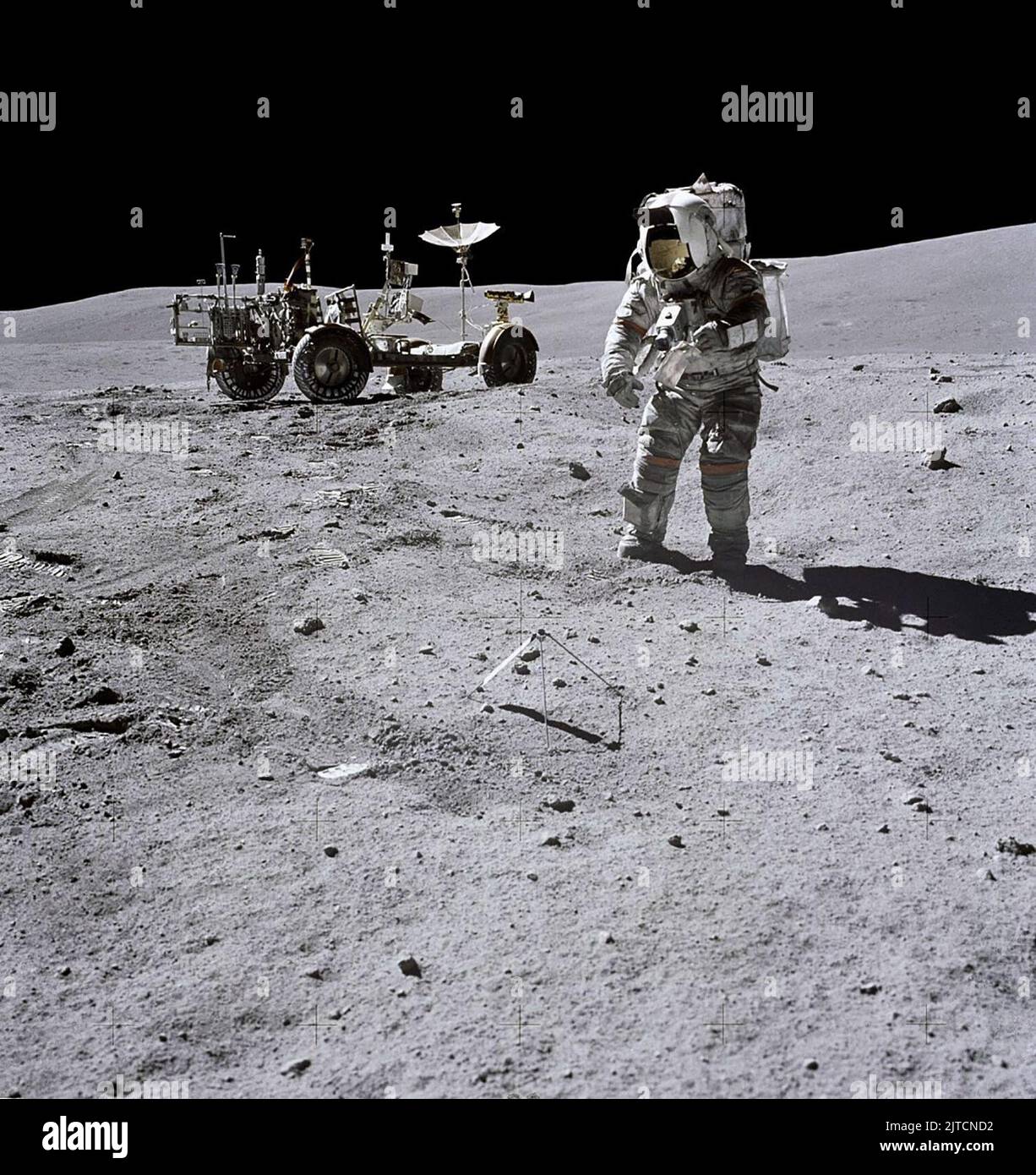 Lunar rover on moon hi-res stock photography and images - Alamy