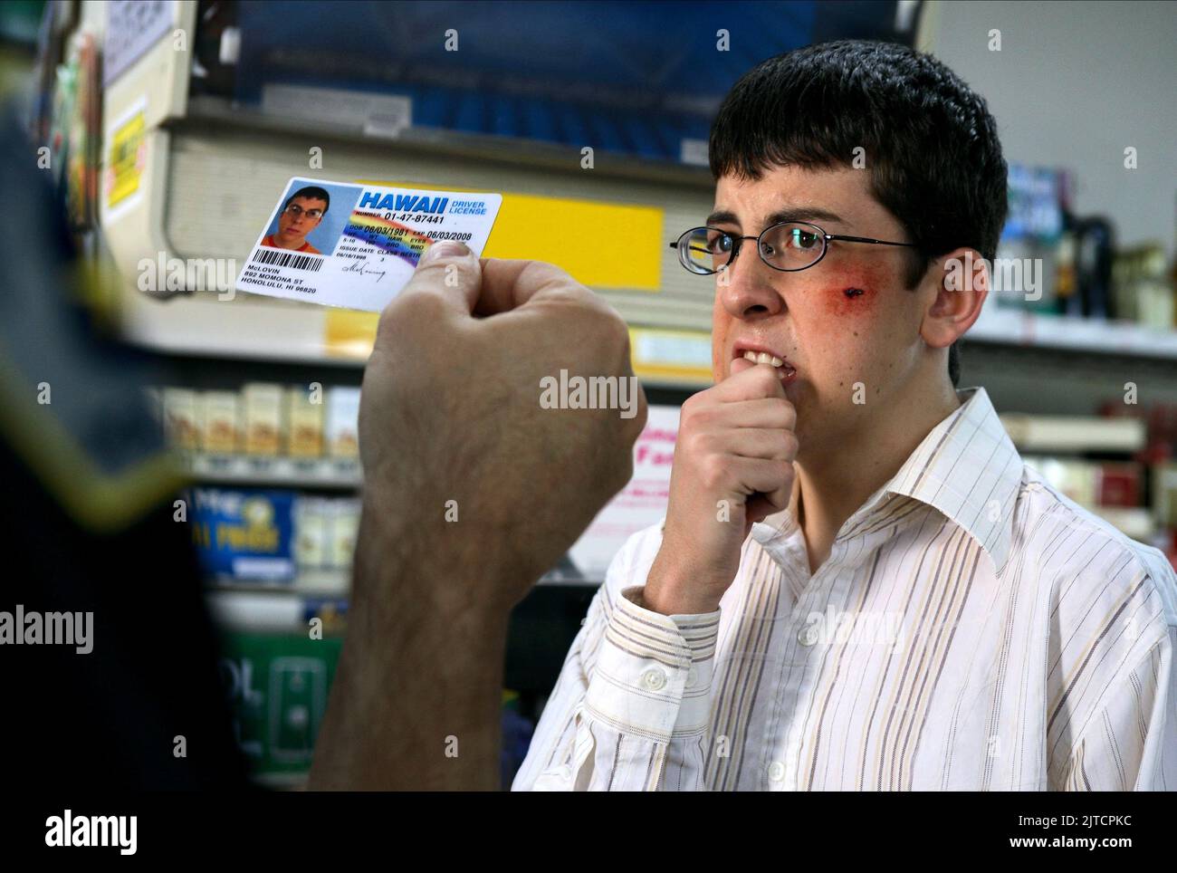 CHRISTOPHER MINTZ-PLASSE, SUPERBAD, 2007 Stock Photo - Alamy