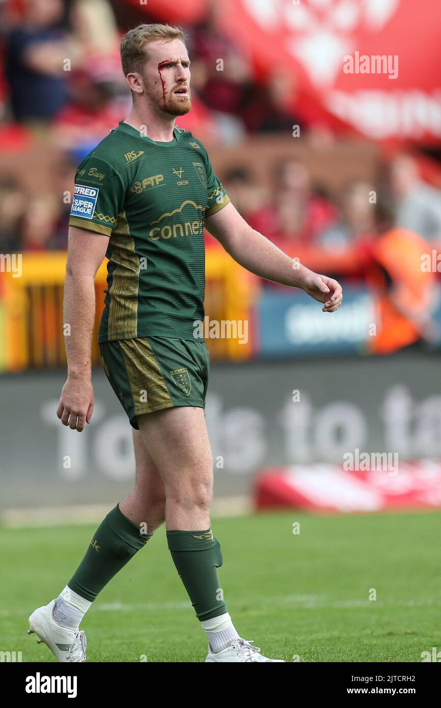 Rowan Milnes #21 of Hull KR after the final whistle Stock Photo - Alamy