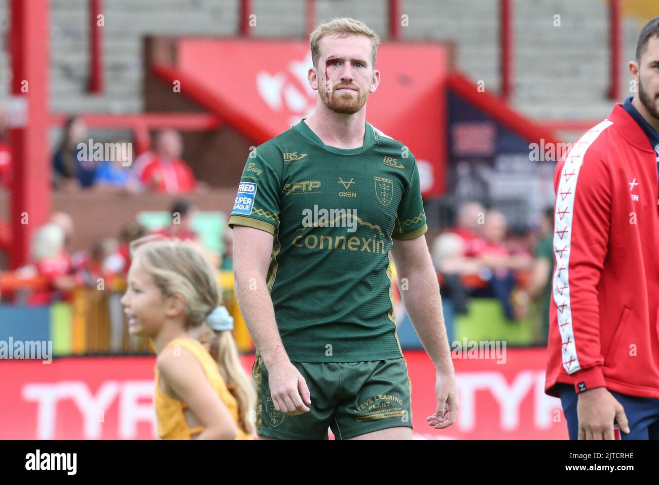 Rowan Milnes #21 of Hull KR after the final whistle Stock Photo - Alamy