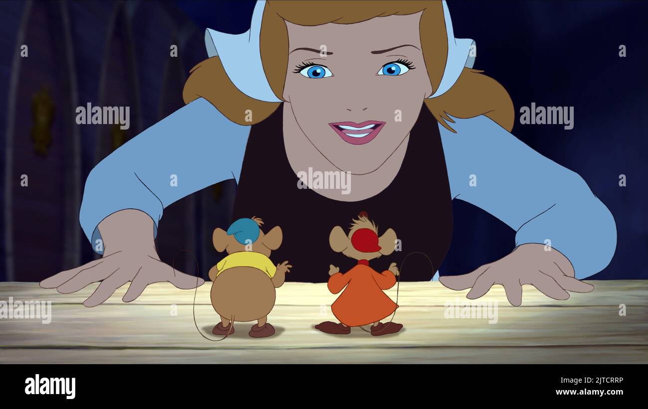 CINDERELLA, GUS, JAQ, CINDERELLA 3: A TWIST IN TIME, 2007 Stock Photo ...