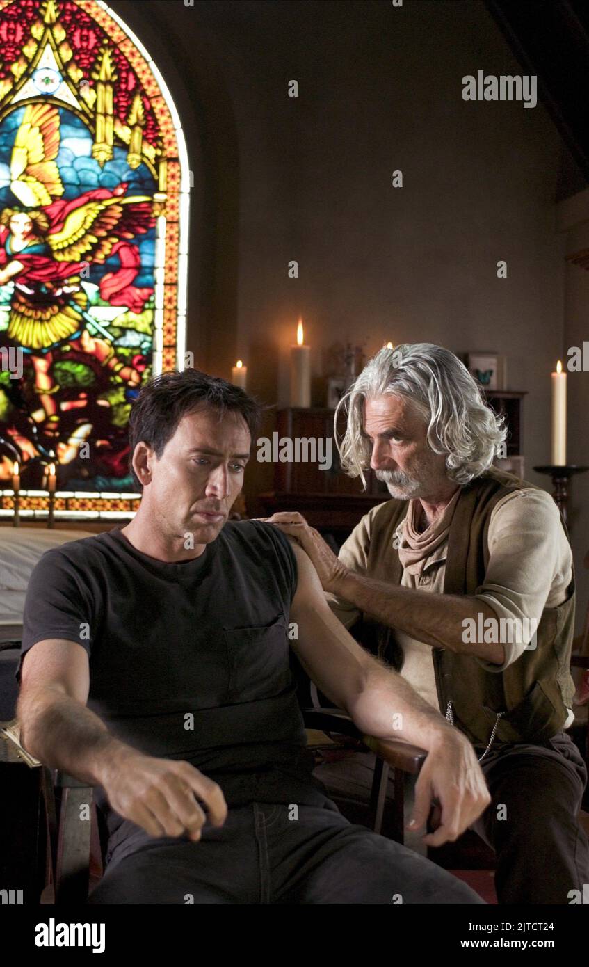 NICOLAS CAGE, SAM ELLIOTT, GHOST RIDER, 2007 Stock Photo - Alamy