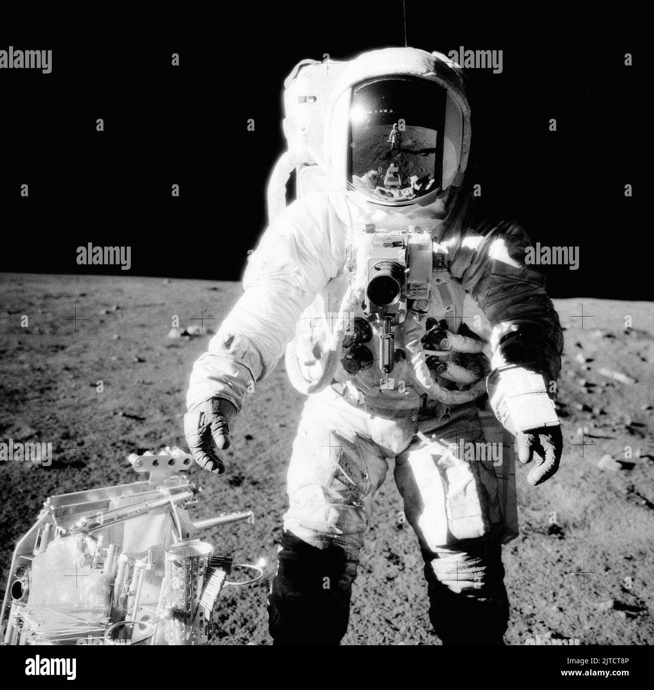 Astronaut scene in shadow moon hi-res stock photography and images - Alamy