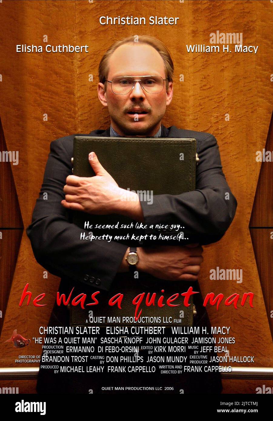 CHRISTIAN SLATER POSTER, HE WAS A QUIET MAN, 2007 Stock Photo - Alamy