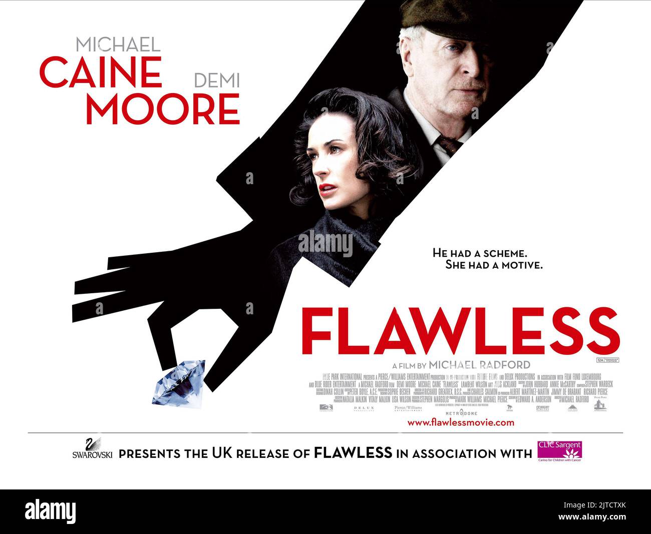 DEMI MOORE, MICHAEL CAINE POSTER, FLAWLESS, 2007 Stock Photo - Alamy