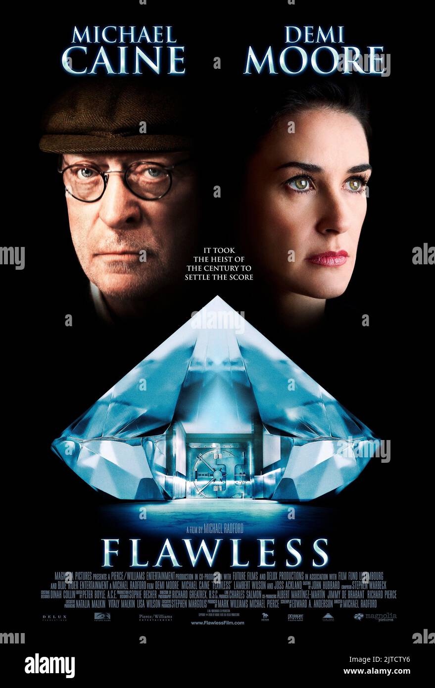 MICHAEL CAINE, DEMI MOORE POSTER, FLAWLESS, 2007 Stock Photo - Alamy