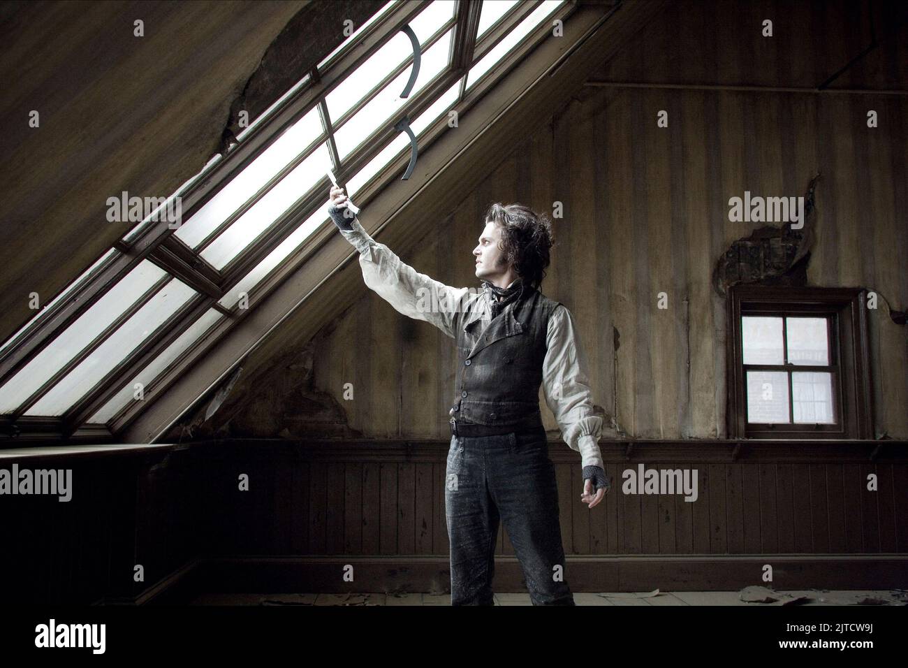 JOHNNY DEPP, SWEENEY TODD: THE DEMON BARBER OF FLEET STREET, 2007 Stock ...