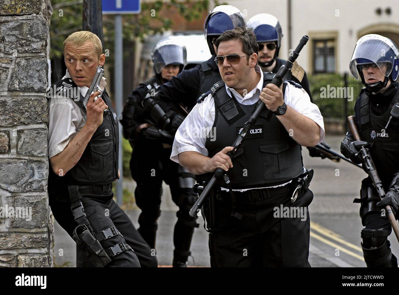 Hot fuzz film hi-res stock photography and images - Alamy