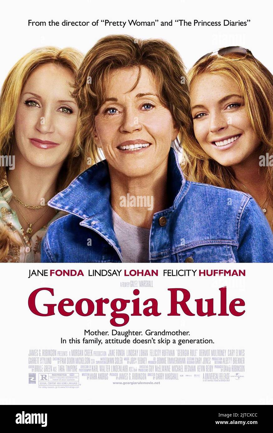 FELICITY HUFFMAN, JANE FONDA, LINDSAY LOHAN POSTER, GEORGIA RULE, 2007 ...