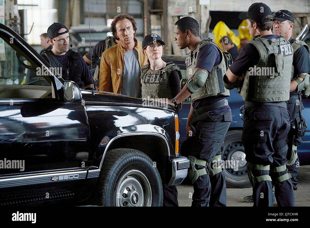 NICOLAS CAGE, JULIANNE MOORE, NEXT, 2007 Stock Photo - Alamy