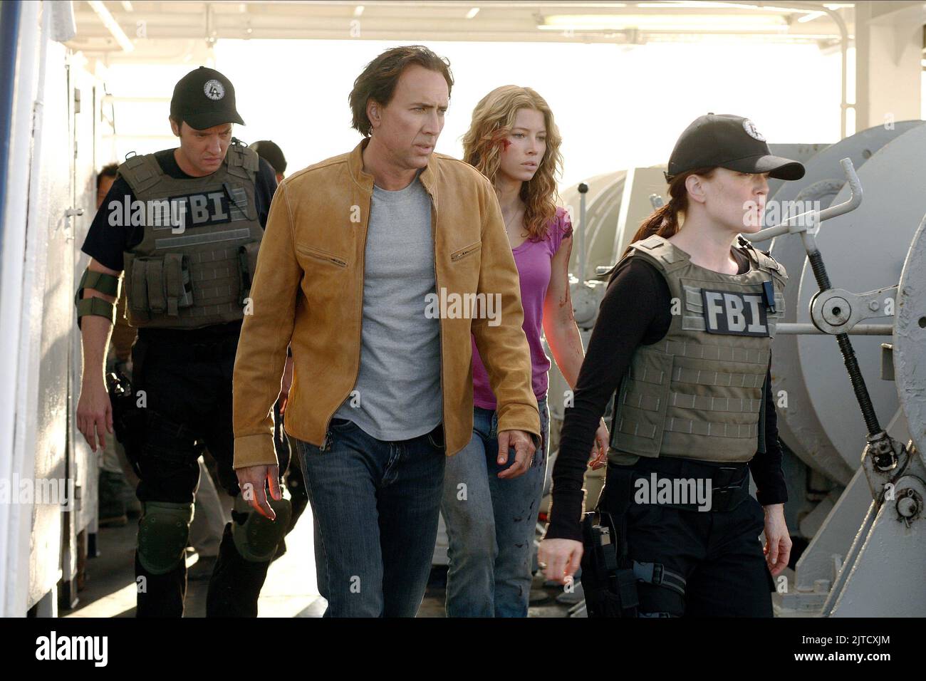 NICOLAS CAGE, JESSICA BIEL, JULIANNE MOORE, NEXT, 2007 Stock Photo - Alamy