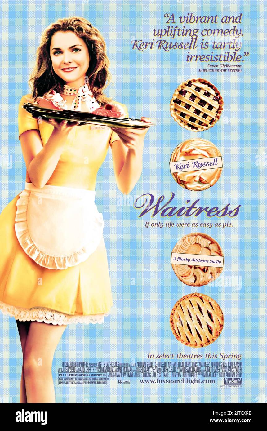 KERI RUSSELL POSTER, WAITRESS, 2007 Stock Photo - Alamy