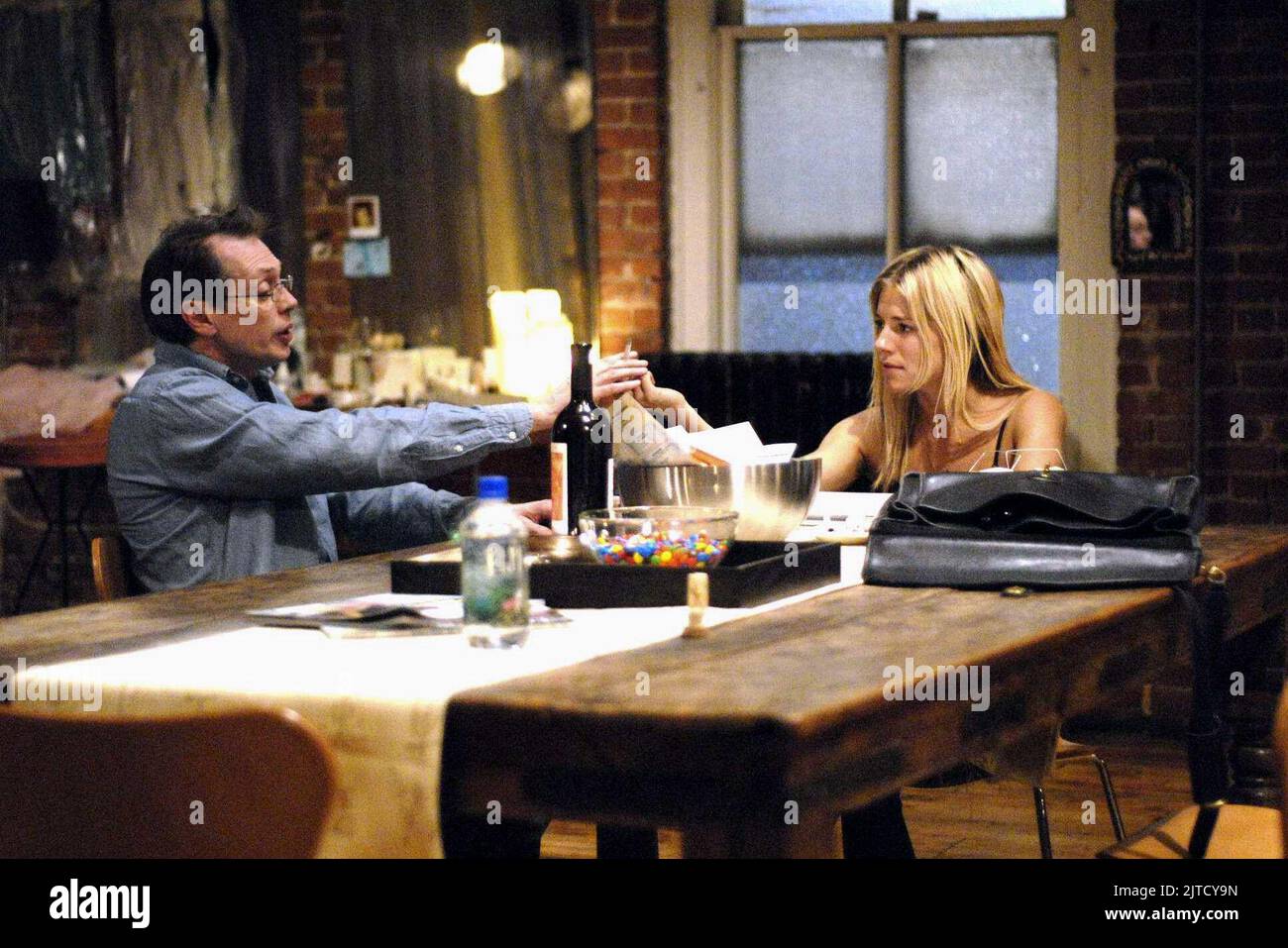 STEVE BUSCEMI, SIENNA MILLER, INTERVIEW, 2007 Stock Photo - Alamy