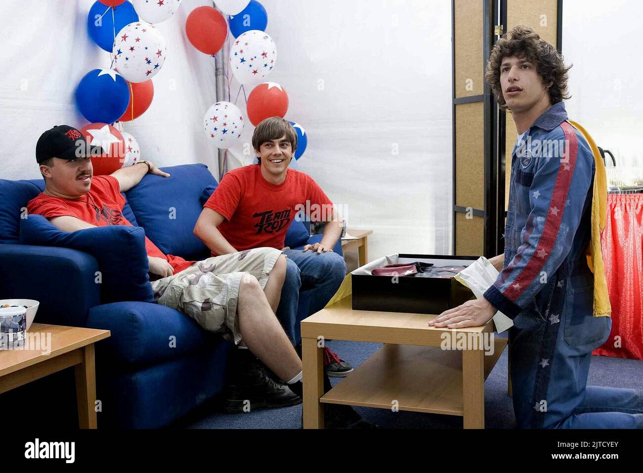 DANNY MCBRIDE, JORMA TACCONE, ANDY SAMBERG, HOT ROD, 2007 Stock Photo ...
