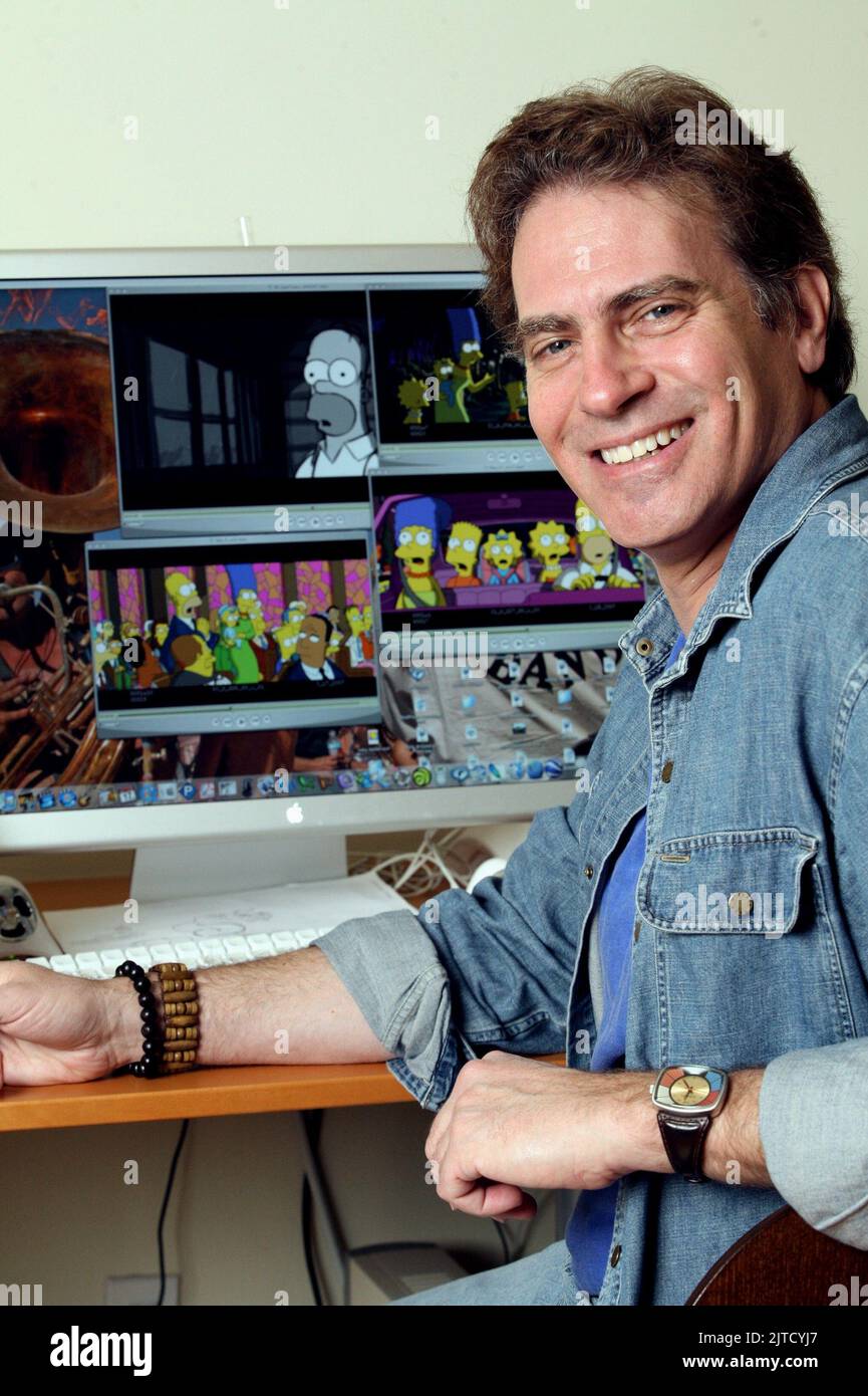DAVID SILVERMAN, THE SIMPSONS MOVIE, 2007 Stock Photo - Alamy