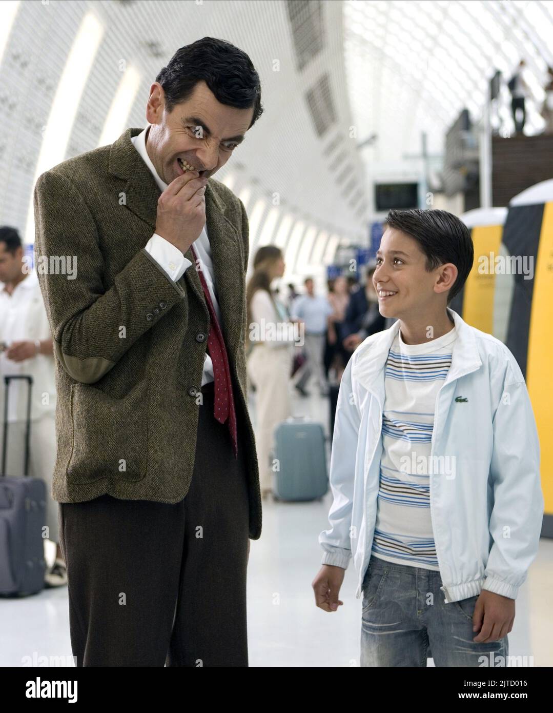 ROWAN ATKINSON, MAX BALDRY, MR. BEAN'S HOLIDAY, 2007 Stock Photo - Alamy