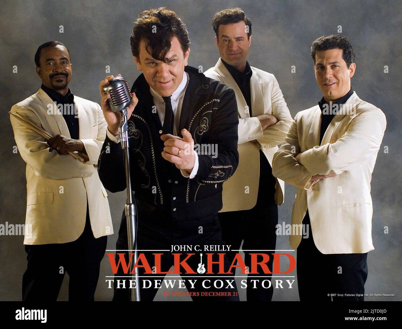 JOHN C. REILLY POSTER, WALK HARD: THE DEWEY COX STORY, 2007 Stock Photo ...