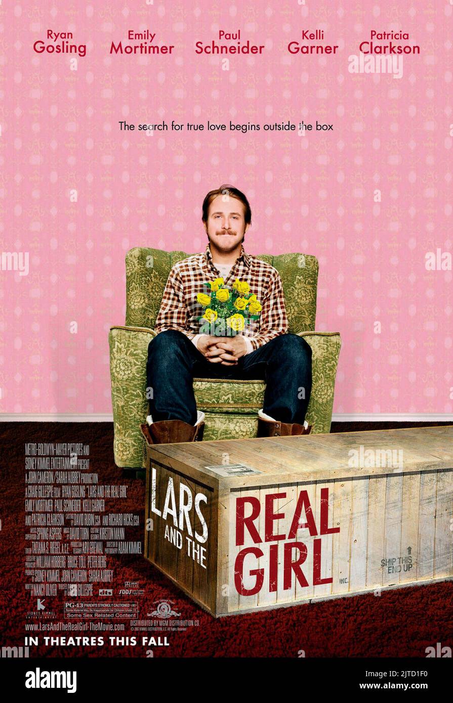 RYAN GOSLING POSTER, LARS AND THE REAL GIRL, 2007 Stock Photo - Alamy