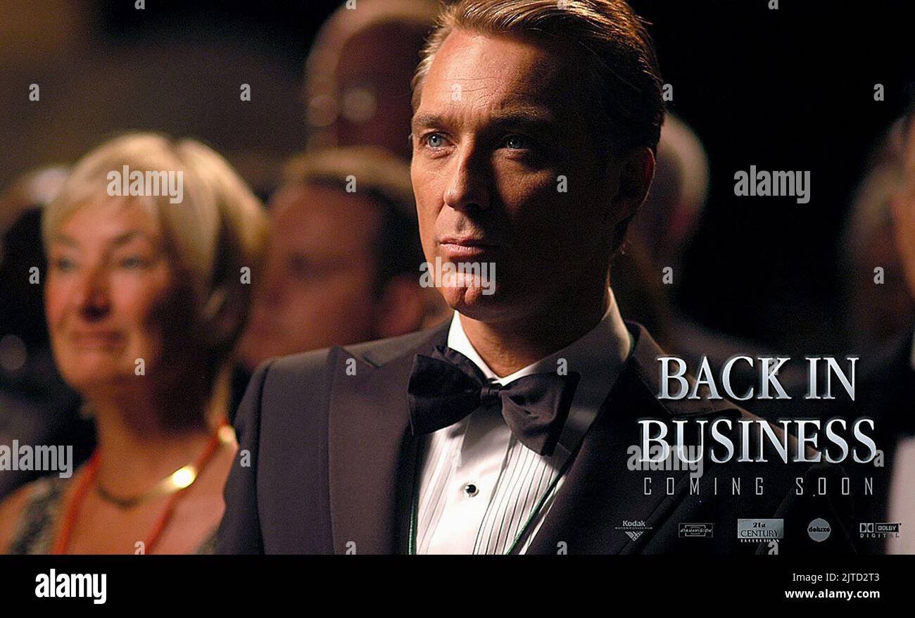 MARTIN KEMP POSTER, BACK IN BUSINESS, 2007 Stock Photo - Alamy