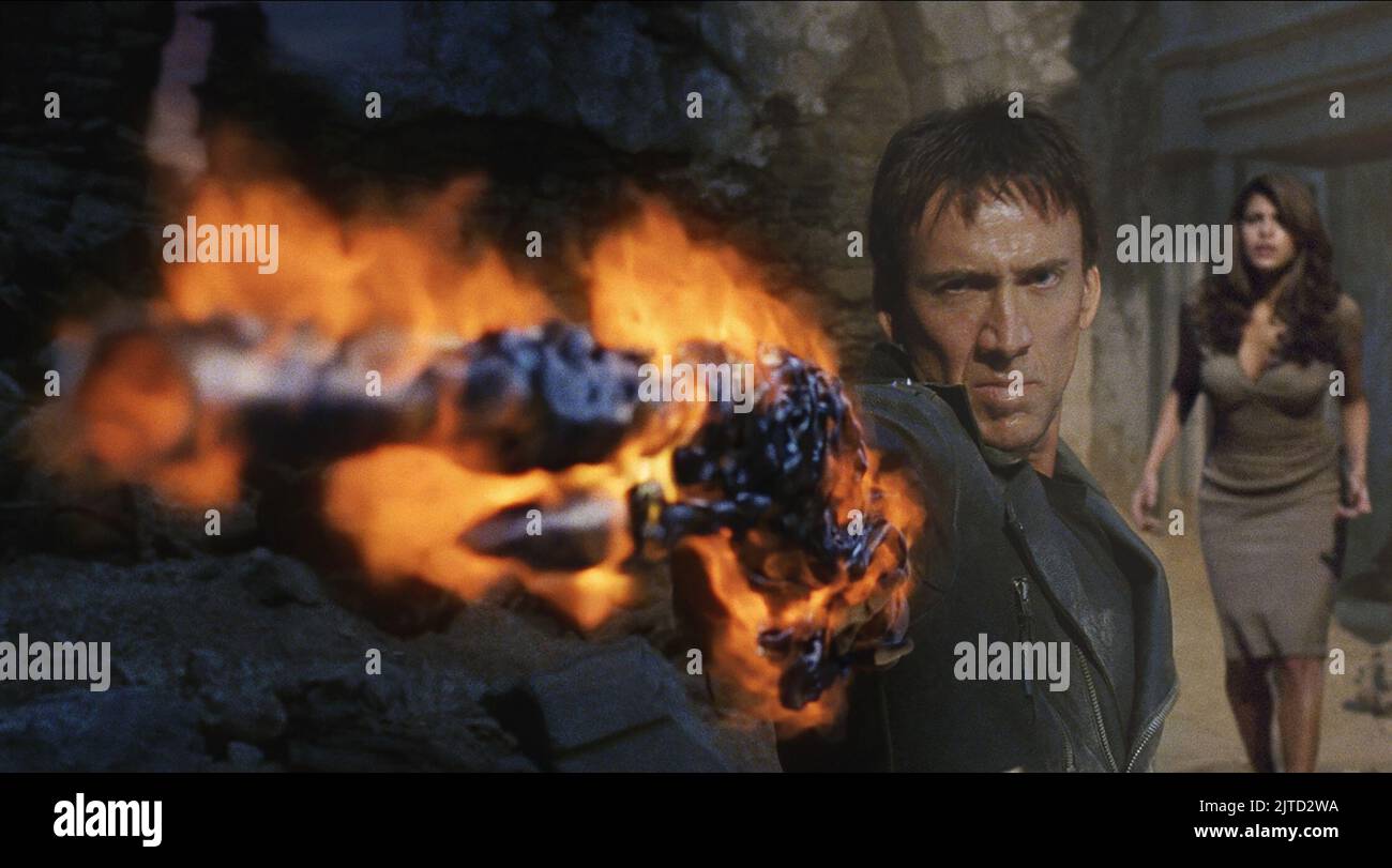 CAGE,MENDES, GHOST RIDER, 2007 Stock Photo - Alamy